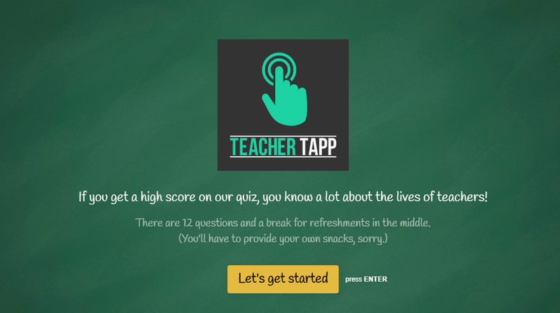 Teacher Tapp: Schools 101 Quiz