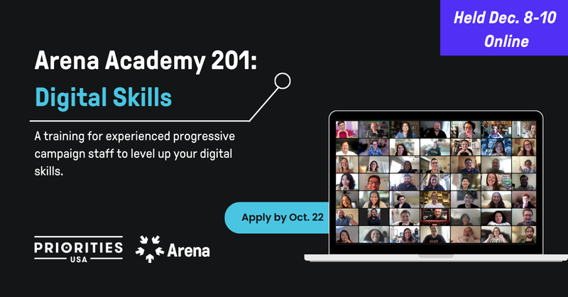 Apply to Arena Academy 201: Digital Skills (Online)