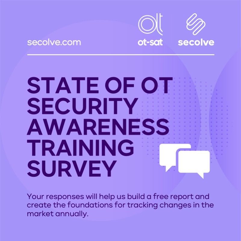 Secolve 2025 OT Security Awareness Training Survey