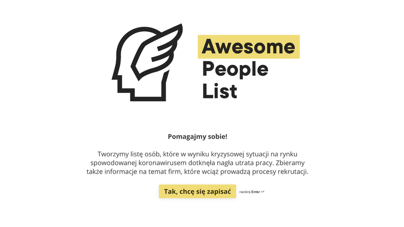 Awesome People List [PL]