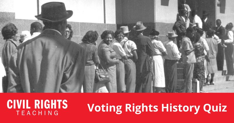 Voting Rights History Quiz