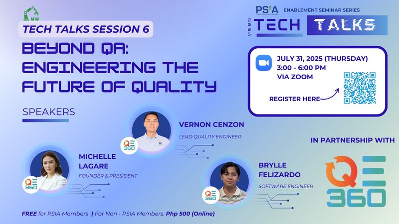 TECH TALKS Session 6 Beyond QA: Engineering the Future of Quality