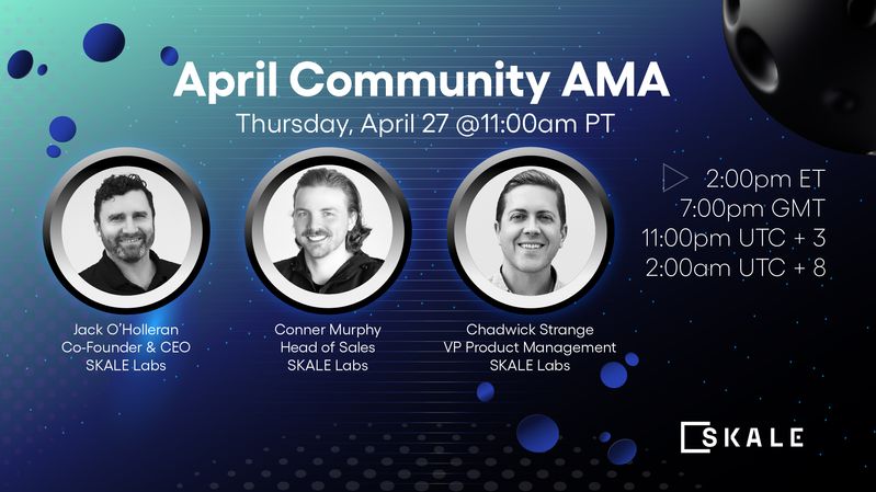 SKALE Community AMA Questions - 4/27/23