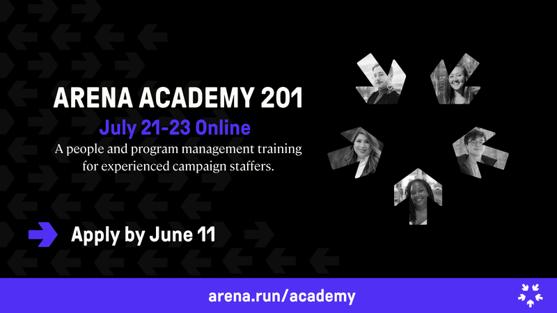Apply to Arena Academy 201 Online