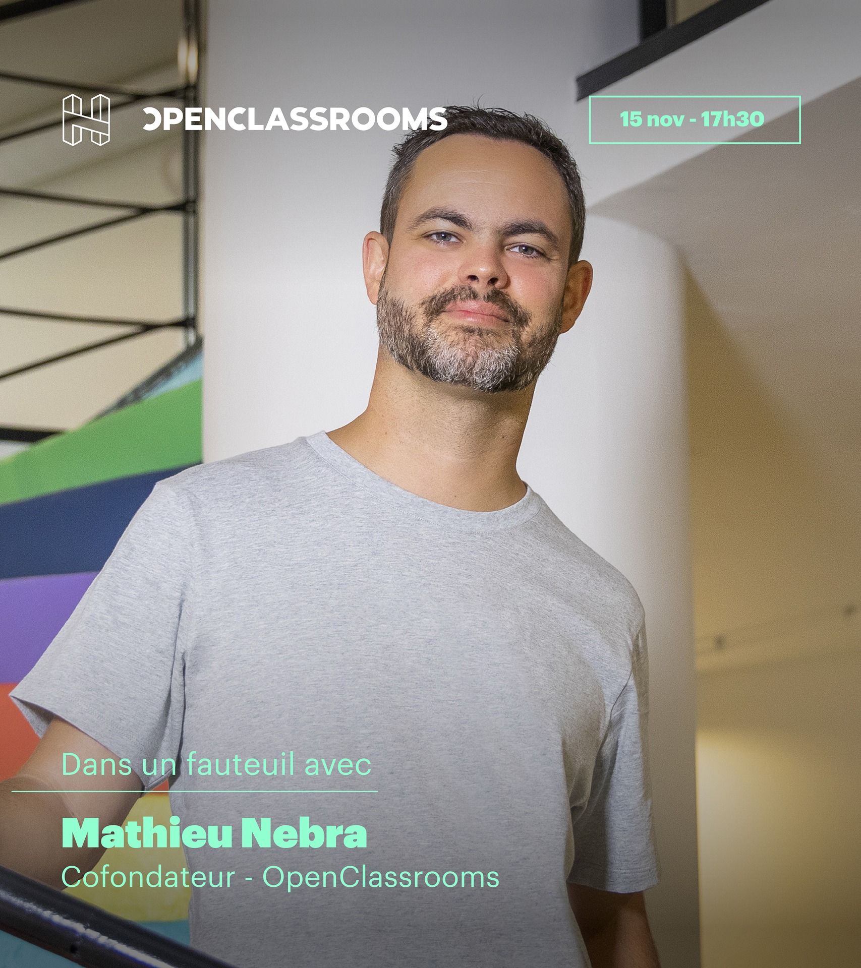 Dans un fauteuil avec Mathieu Nebra, cofondateur de Classrooms