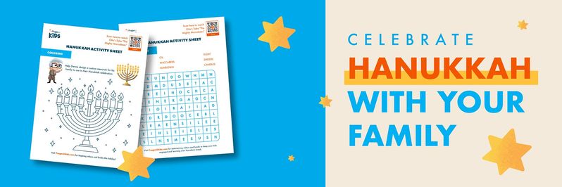 Hanukkah Activity Sheet from PragerU Kids!