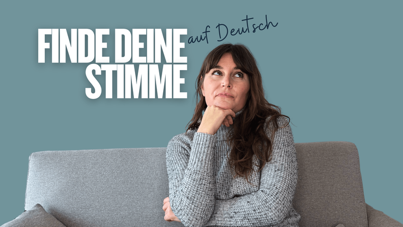 Finde deine Stimme auf Deutsch – kurze Umfrage