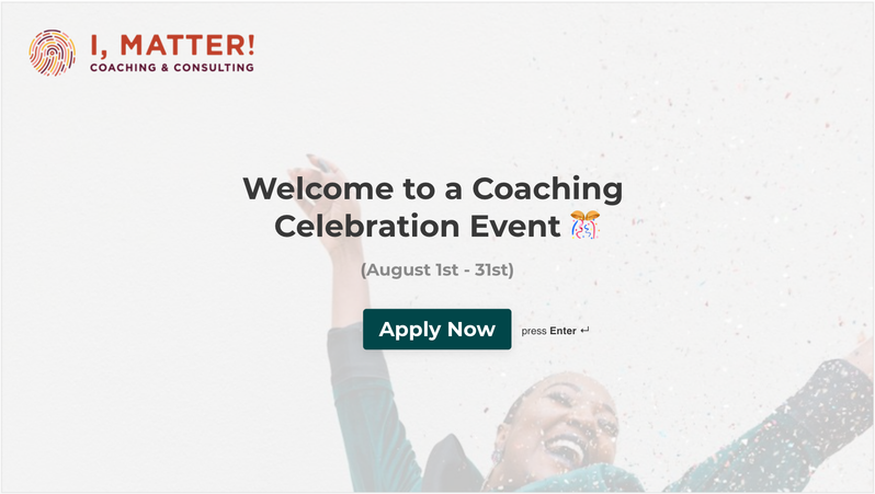 A Celebration Coaching Event