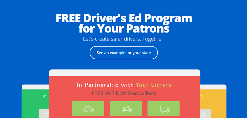 Get a free Driver's Ed program for your library