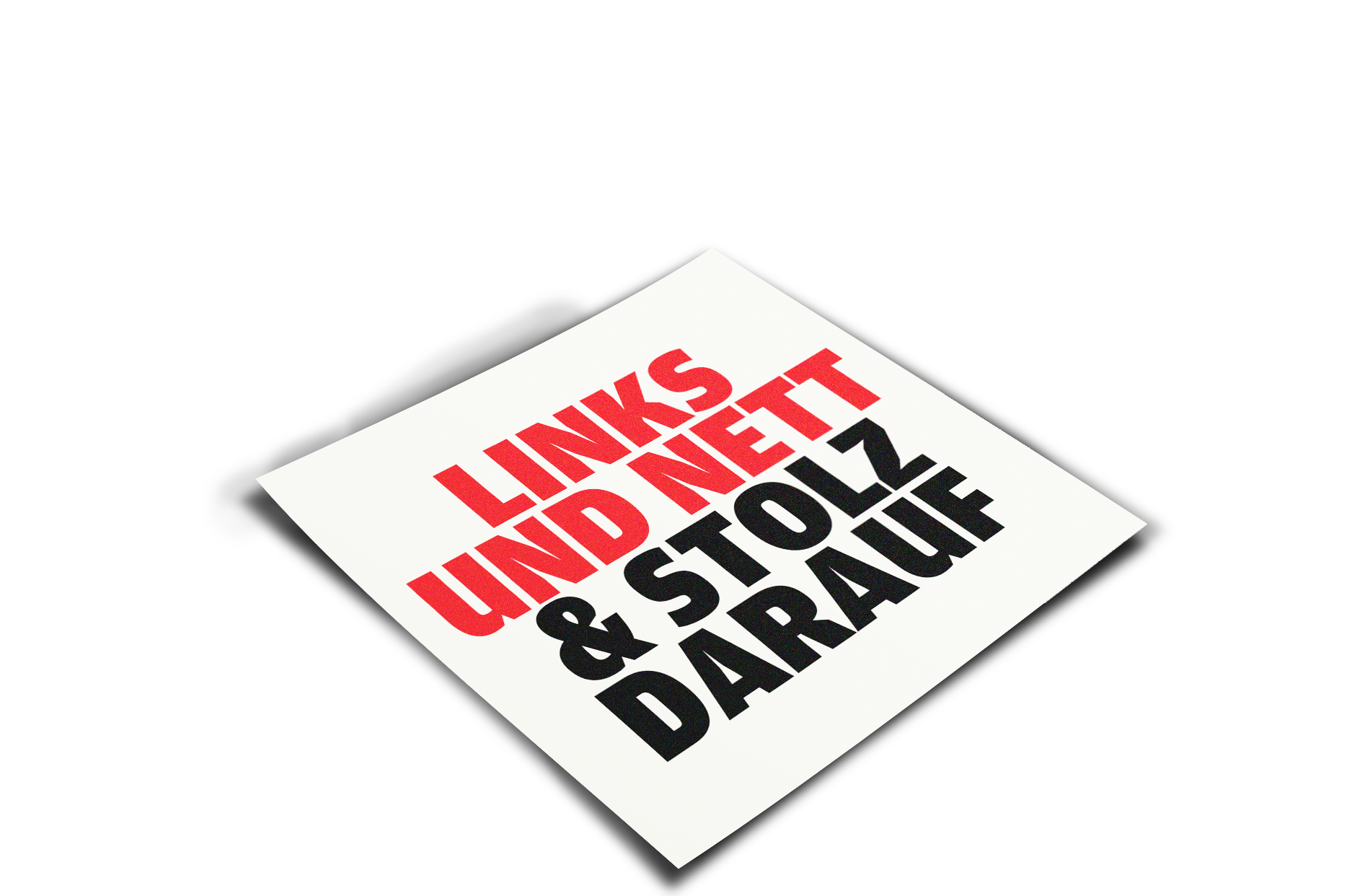 Jetzt Links & Nett Sticker bestellen!