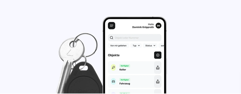 Log+Key. Die digitale Schlüsselverwaltung. Jetzt kostenlos testen!