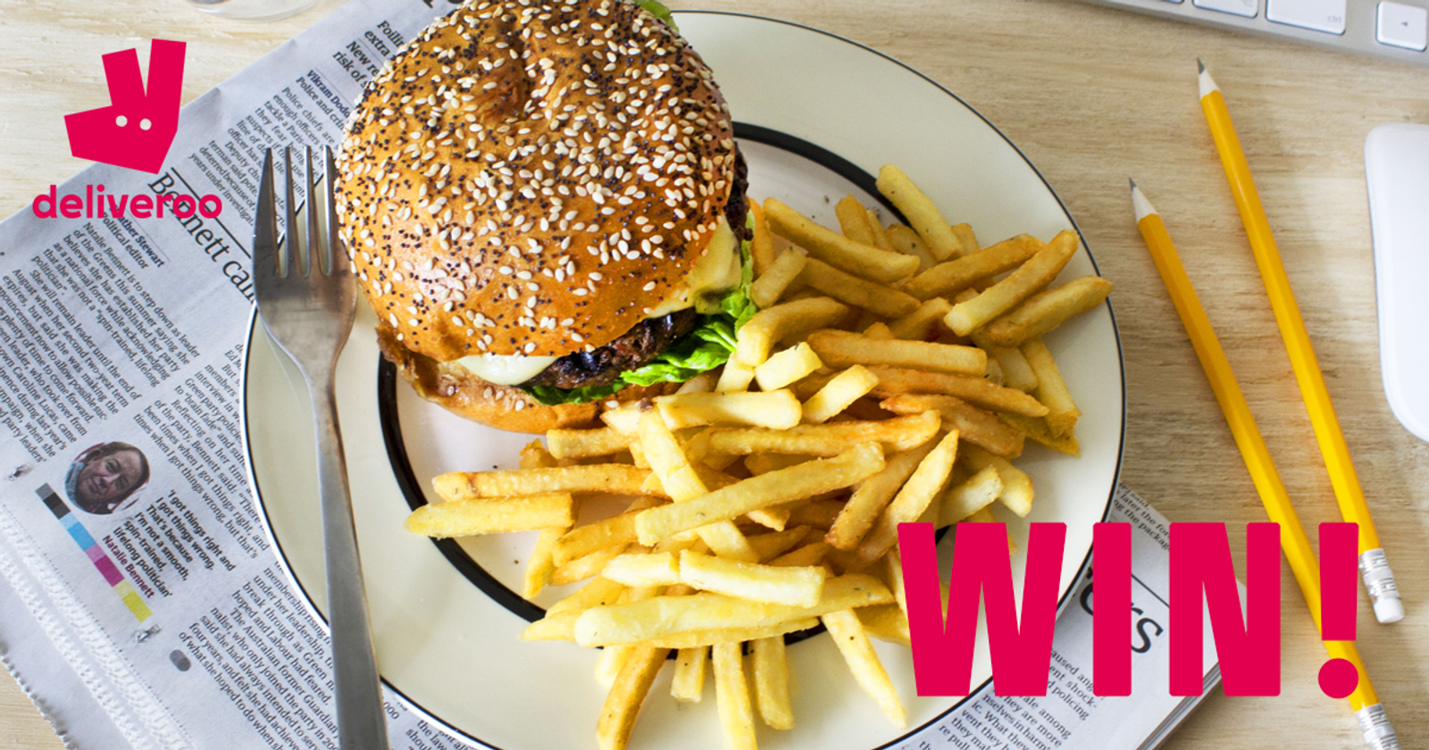Deliveroo For Business Free Lunch Competition