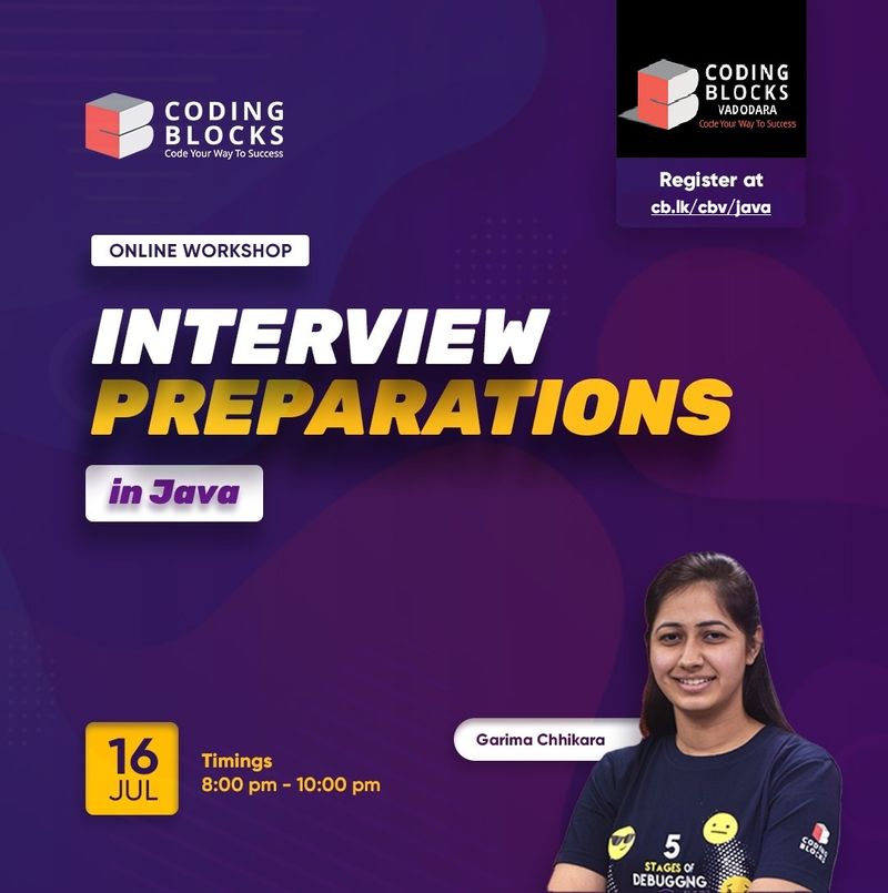 Interview Preparation(Java Language) | Registration