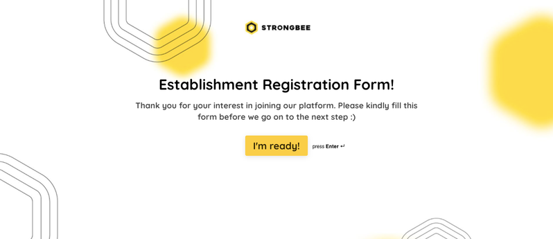 Establishment Registration Form