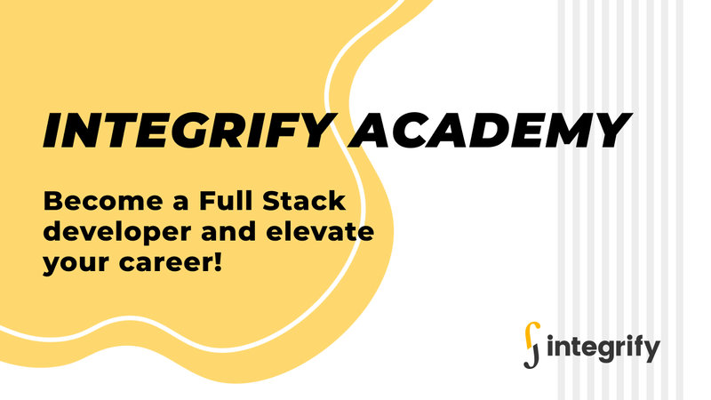 An application form for the program in Full Stack Development at the Integrify Academy