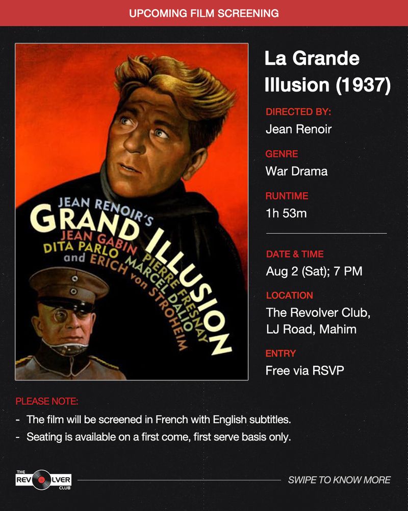 The Grand Illusion Film Screening + Discussion