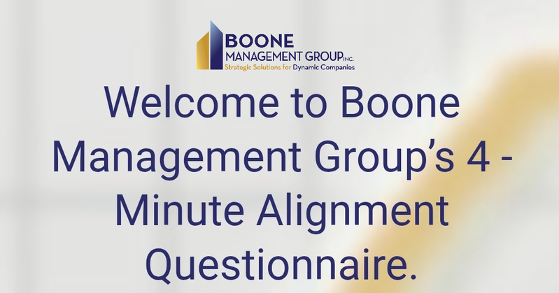 5-Minute Alignment Questionnaire