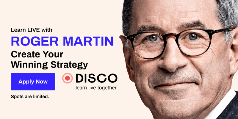 Apply to Learn LIVE with Roger Martin