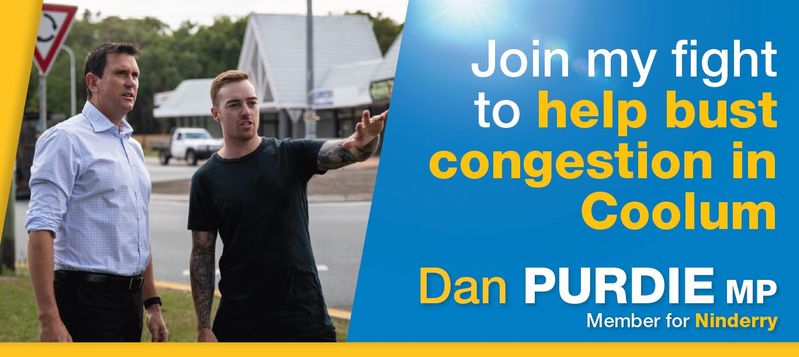 Join Dan Purdie in his fight to help bust congestion in Coolum