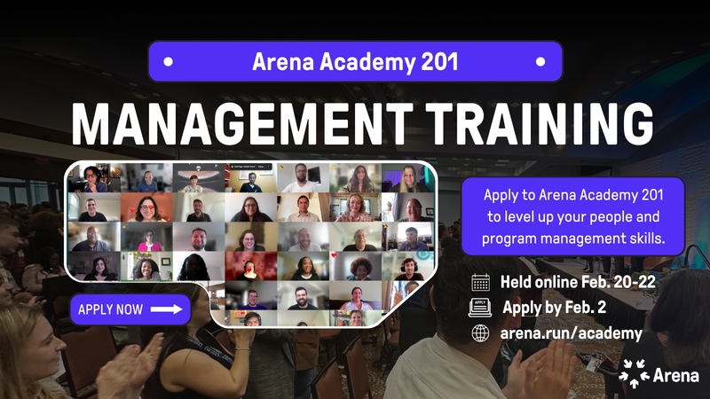 Apply to Arena Academy 201