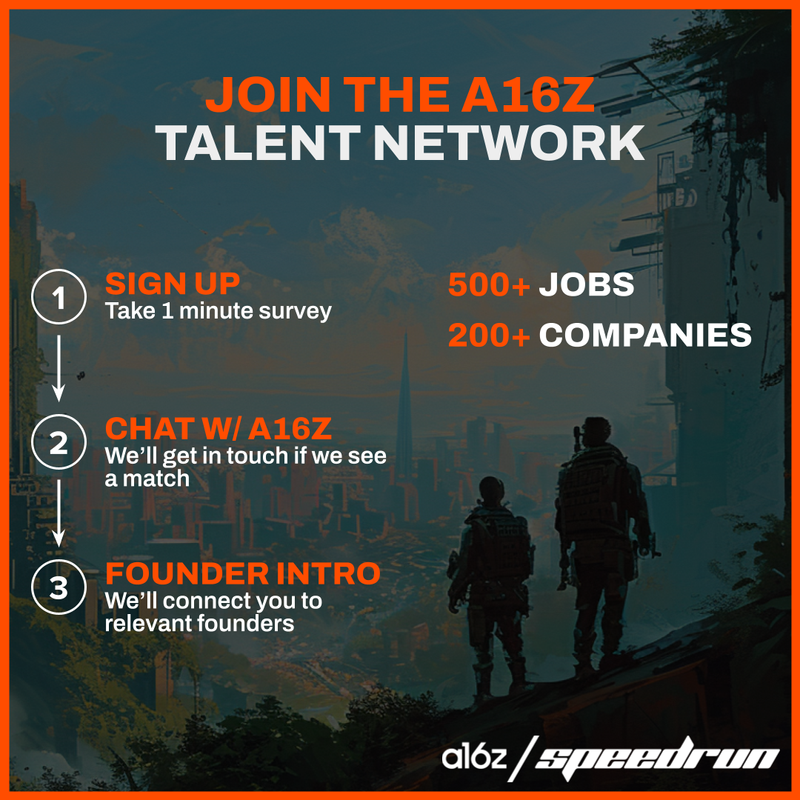 Join the a16z Talent Network!