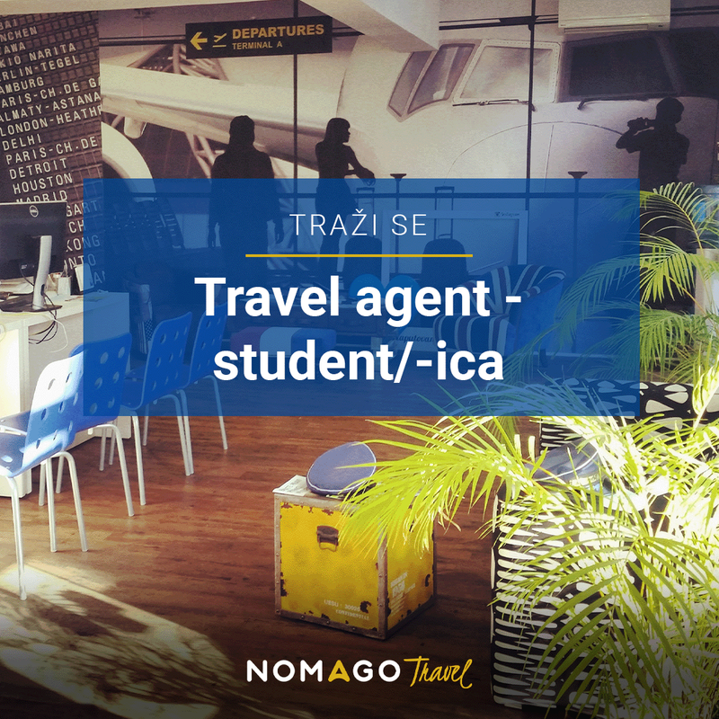 Posao Travel Agent Student- Nomago Travel