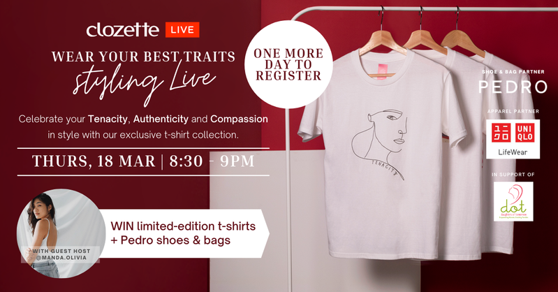 Clozette Live Styling: Exclusive Capsule T-Shirt Collection Celebrate ...